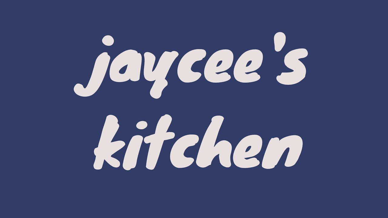 jaycee's kitchen - YouTube