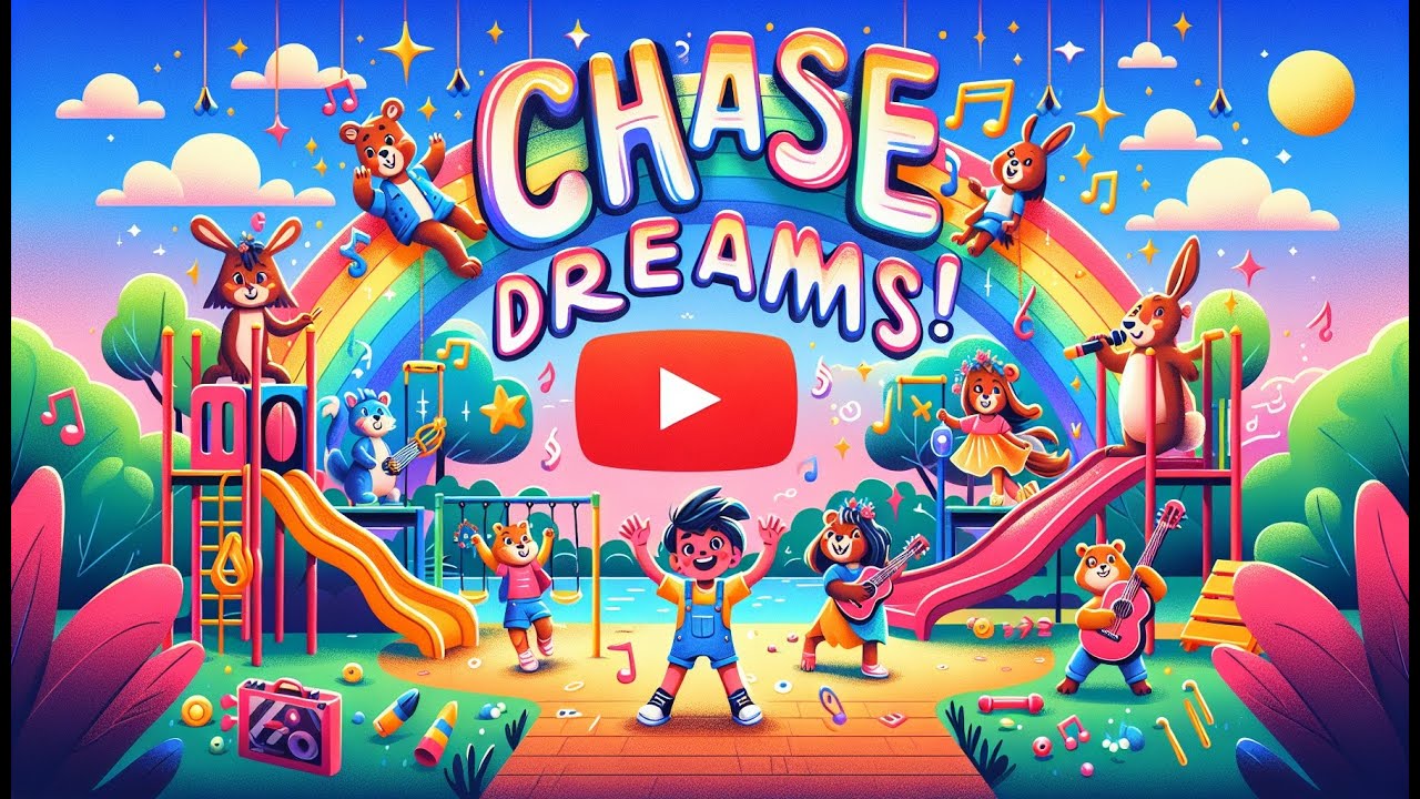 🎶 "Chase Dreams! Energetic Kids Song to Sing & Dance" 🌈 - YouTube