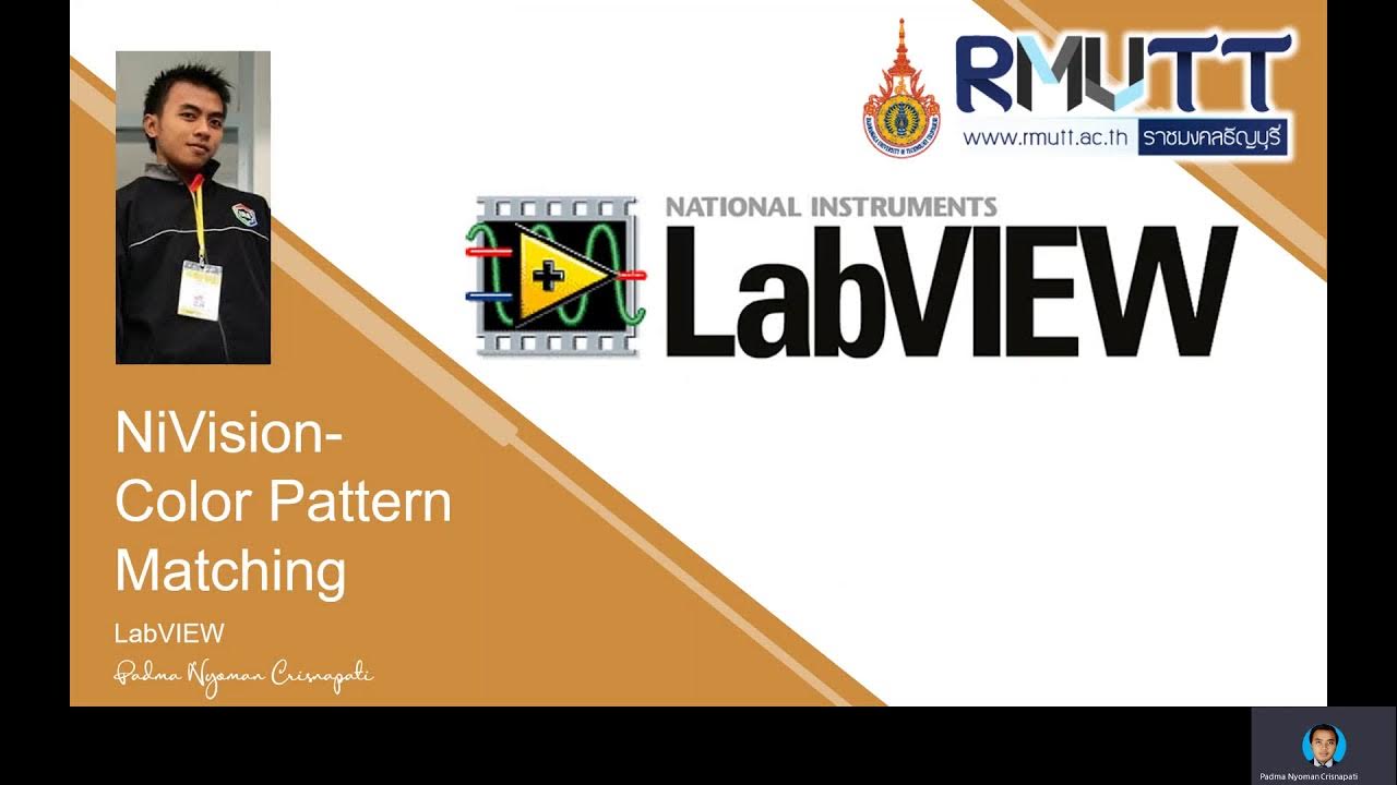 HW LabView- Detect Target- Color Pattern Matching - YouTube