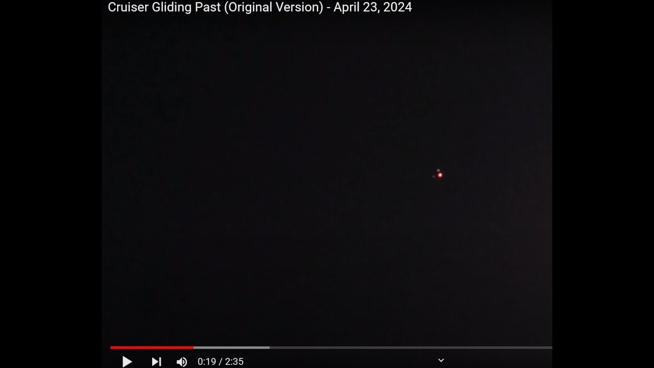 Cruiser Gliding Past (Original Version) - April 23, 2024 - YouTube