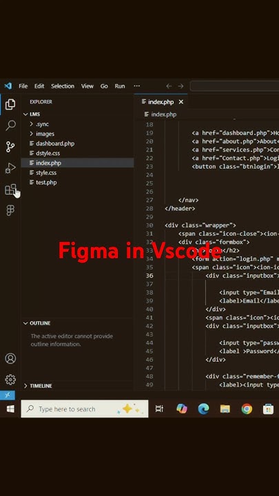 VS code figma design use #liveserver #figma #tech #vscode #coding #programming - YouTube