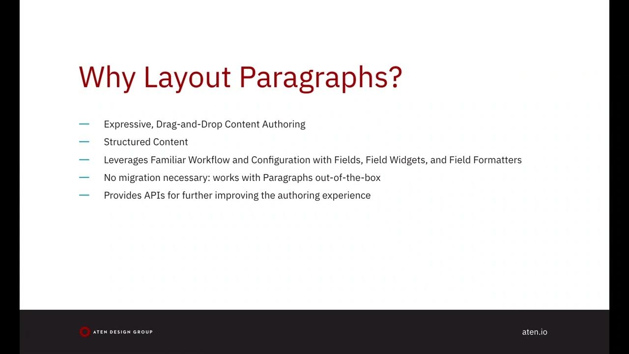 Intro to Layout Paragraphs: an Easy-to-Use, Drag-and-Drop Content Editing Tool for Drupal - YouTube
