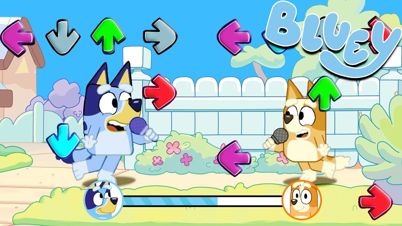 BLUEY pierde en FNF Friday Night Funkin' | Las Aventuras de BLUEY en ...