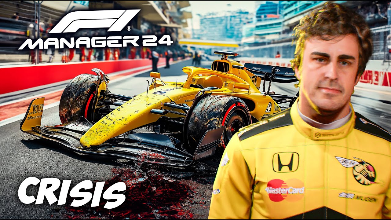 CRISIS EN EL GP DE MÓNACO Y APARECE MALIK 🐝 TRAYECTORIA F1 MANAGER 24 ...