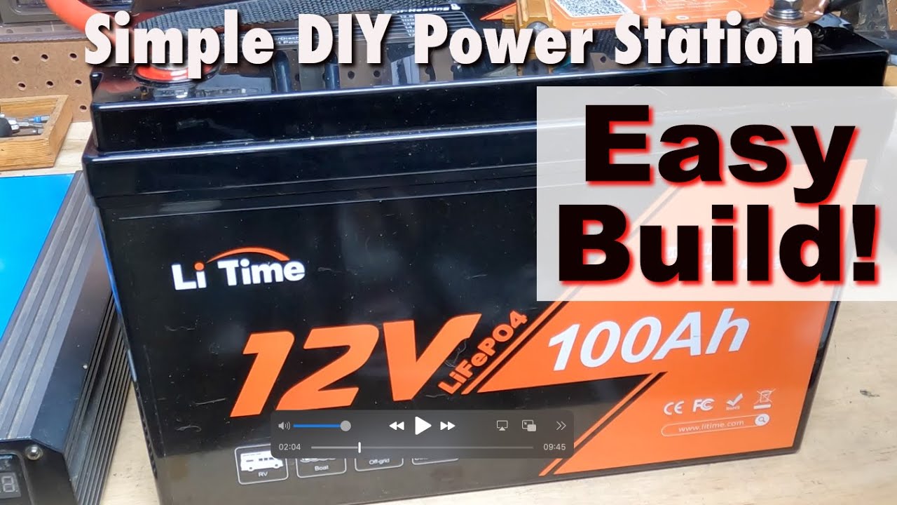 Li Time 12v 100 ah LiFePO4 DIY Power Station build that is simple ...