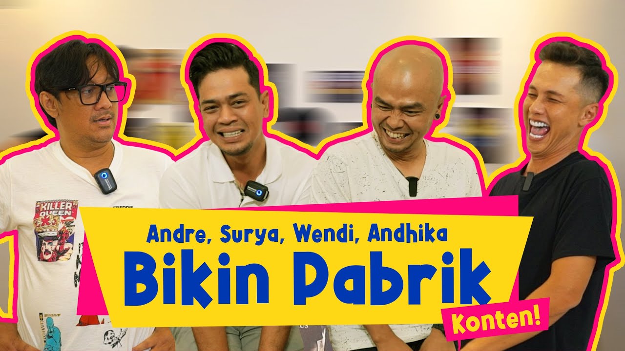 ANDRE SURYA WENDI ANDHIKA BIKIN PABRIK KONTEN DI TAULANY TV.. PERDANA ...