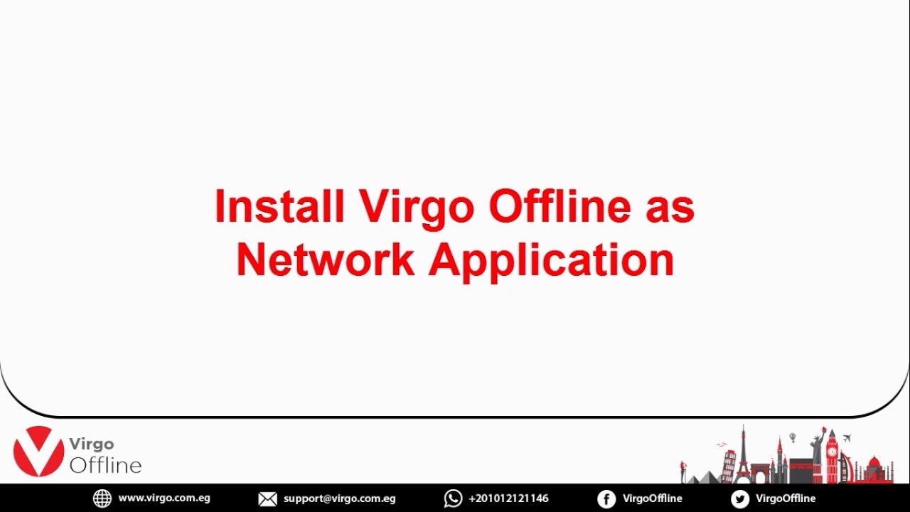 Install Virgo Offline as Network Application - YouTube