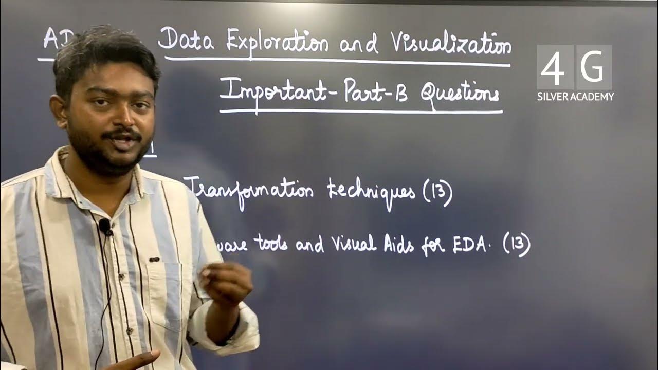 Data Exploration and Visualization Important Questions for semester ...