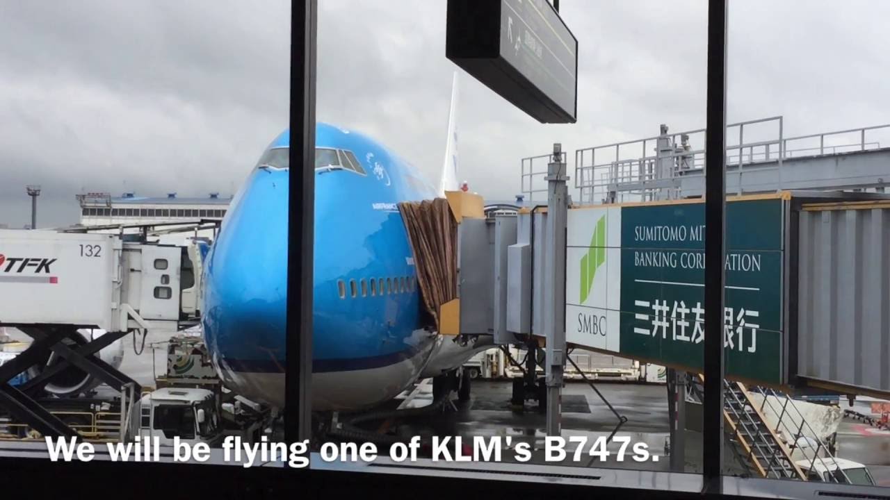 KLM Flight KL0863 Tokyo Narita to Amsterdam Schiphol Airport in Economy ...