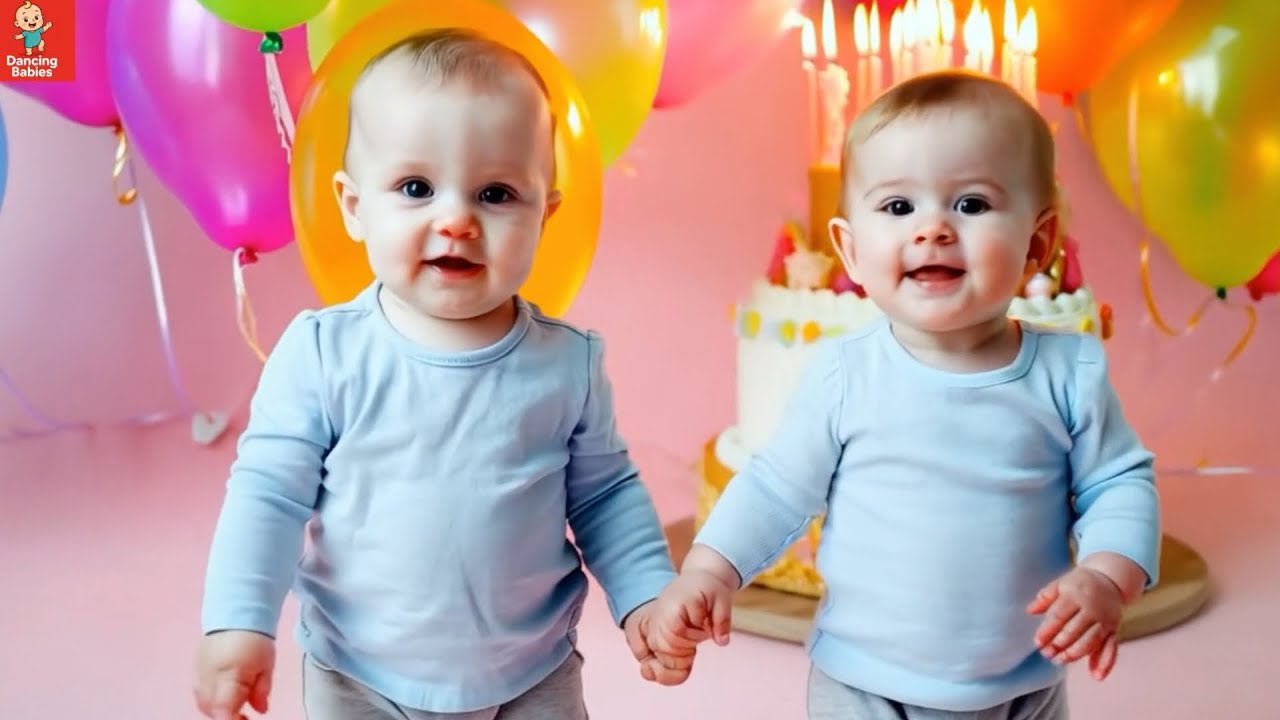 Happy Birthday Song for Babies | Dancing Babies Birthday Dance | Kids ...
