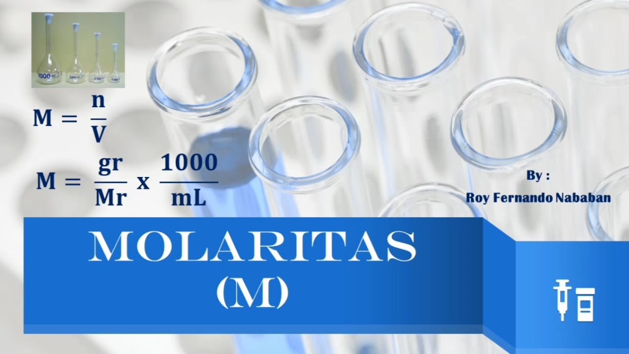 Kemolaran atau Molaritas - YouTube