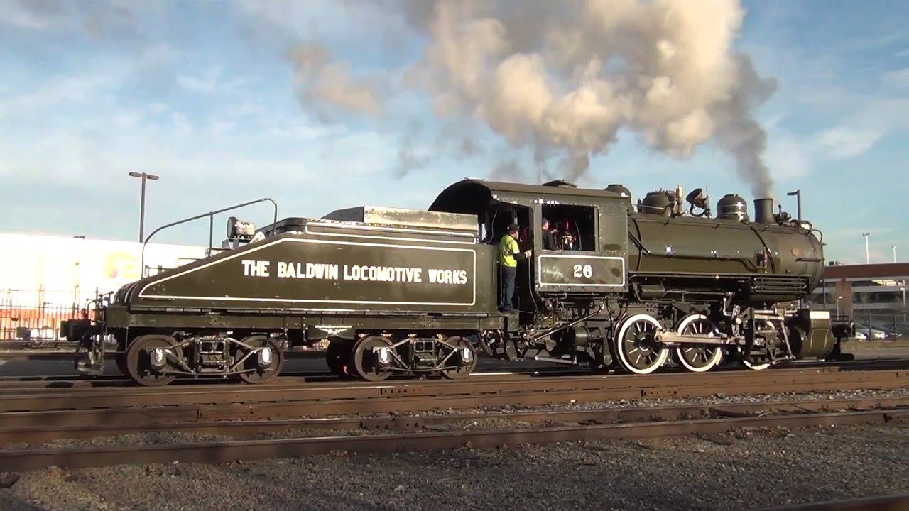 Baldwin #26 - First Moves Under Steam in 2015 - YouTube