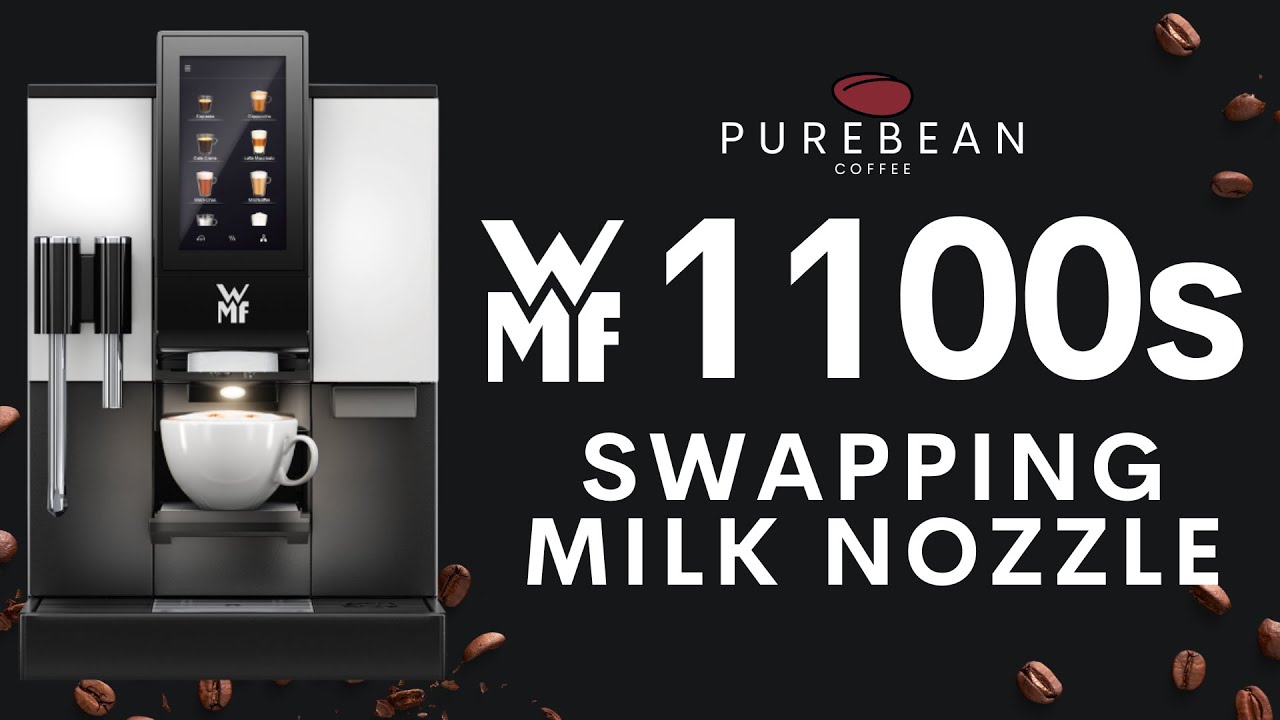 WMF 1100s - Swapping Milk Nozzles - YouTube