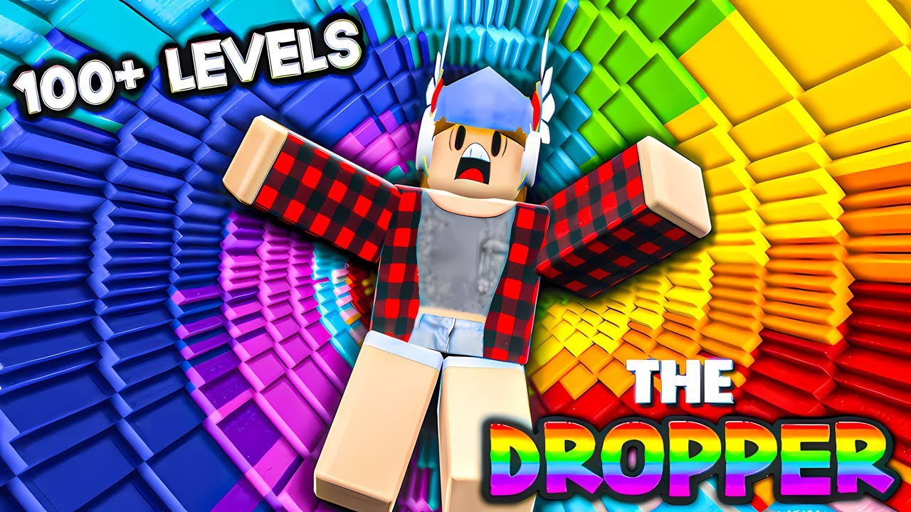 Roblox Mega Dropper Adventure – I Couldn’t Stop Falling! 😅🕳️ - YouTube