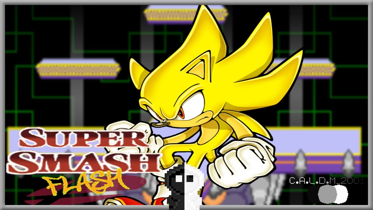 SUPER SMASH FLASH: Super Sonic (Classic & Adventure Mode) - YouTube