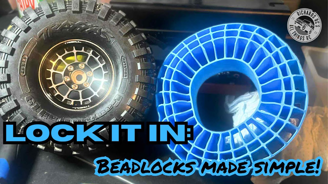 How to do RC beadlocks with injora inserts - YouTube