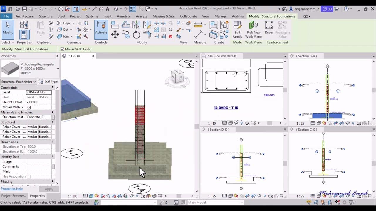 Automating Column Reinforcement and Dowels with Dynamo in Revit - YouTube