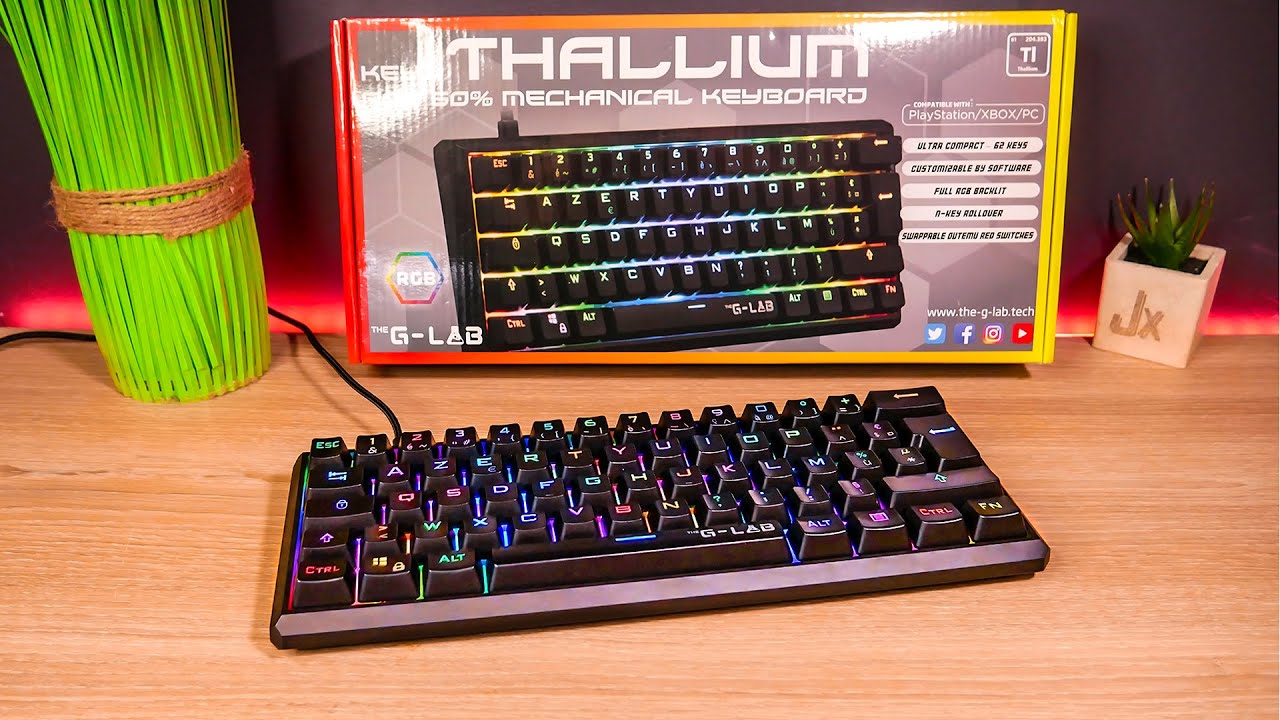 Ce CLAVIER MÉCANIQUE RGB est 100% PERSONNALISABLE ! The G-Lab Keyz ...