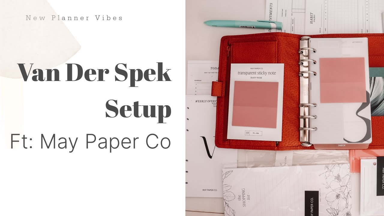 2023 line up-Van Der Spek Setup | Minimalist Planner ft May Paper Co ...
