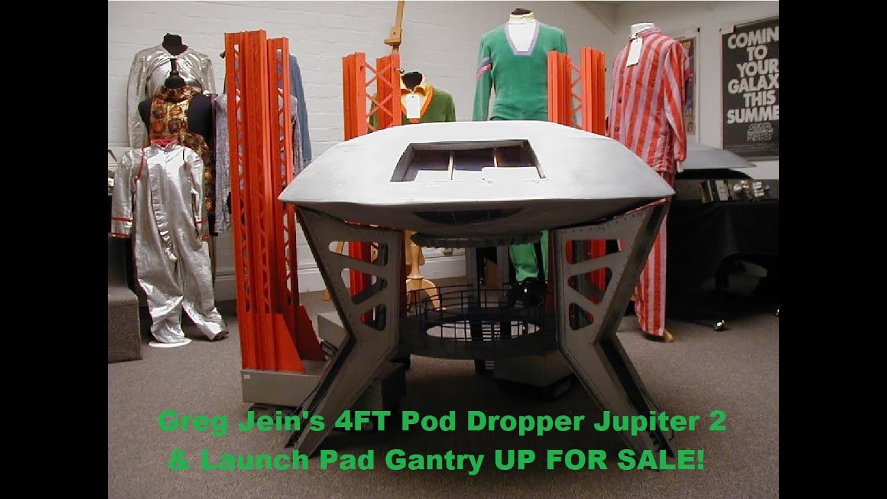 Greg Jein's 4FT Jupiter 2, Launch Pad & Gantries UP FOR AUCTION! - YouTube
