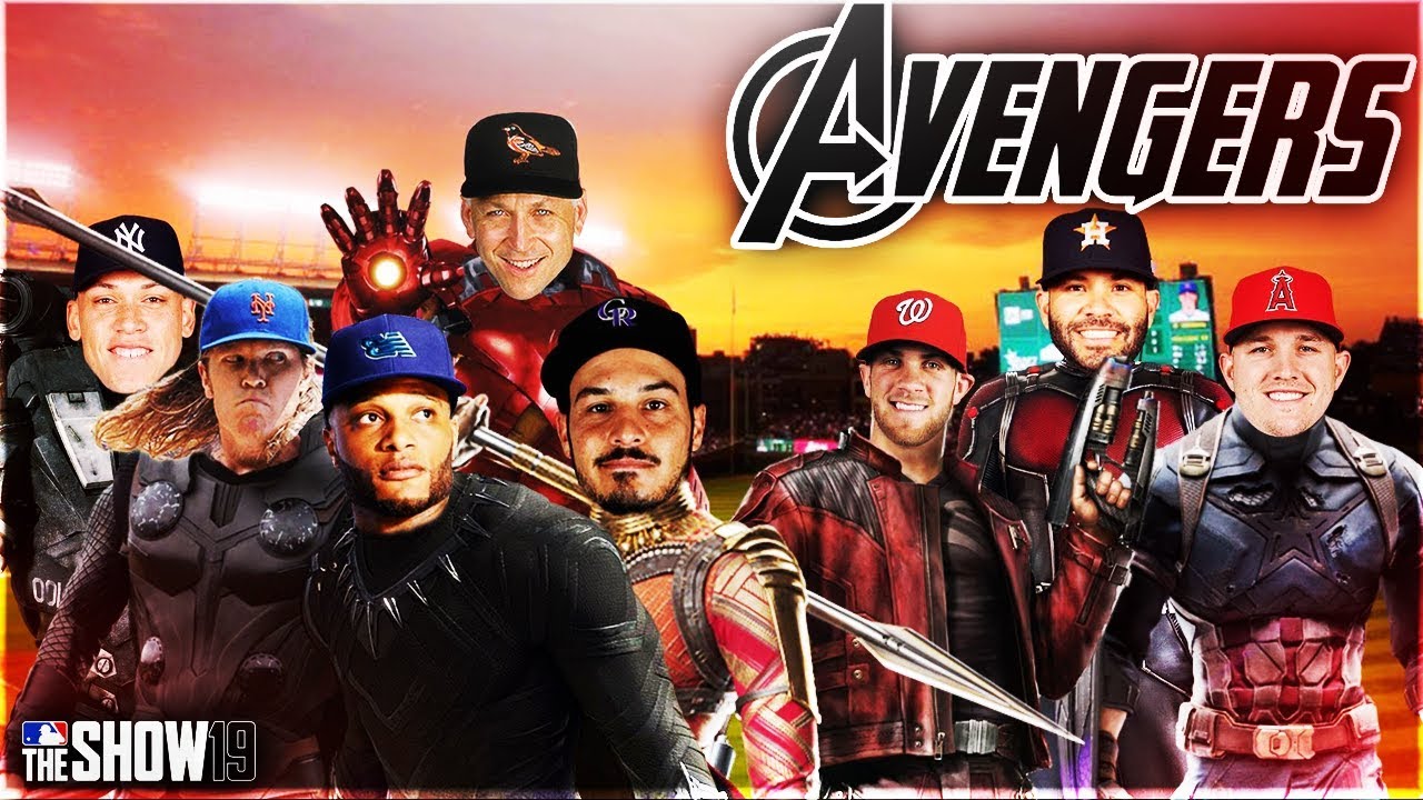 MLB AVENGERS Endgame Baseball Lineup - MLB The Show 19 Diamond Dynasty ...