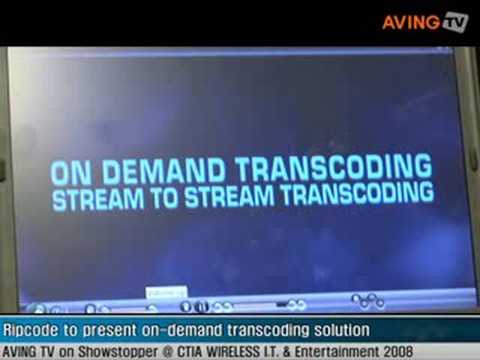 ripcode to present on-demand transcoding solution - YouTube