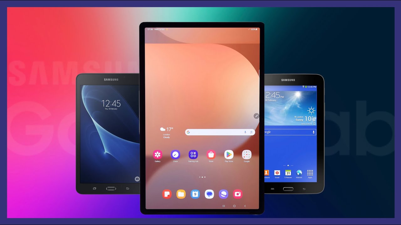 History of the Samsung Galaxy Tab - YouTube