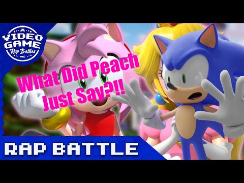 PEACH SAID WHAT?!! | Sonic REACTS To Princess Peach vs. Amy Rose ...