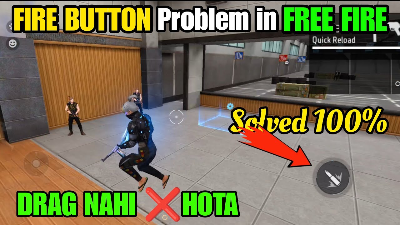 How to solve fire button problem in free free in mobile | how to fix ...