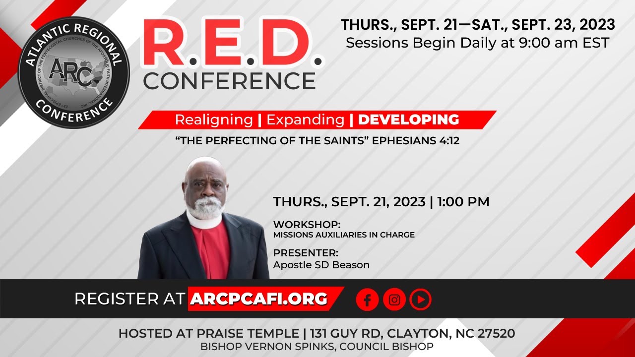 Missions Workshop - Presenter: Apostle SD Beason - YouTube