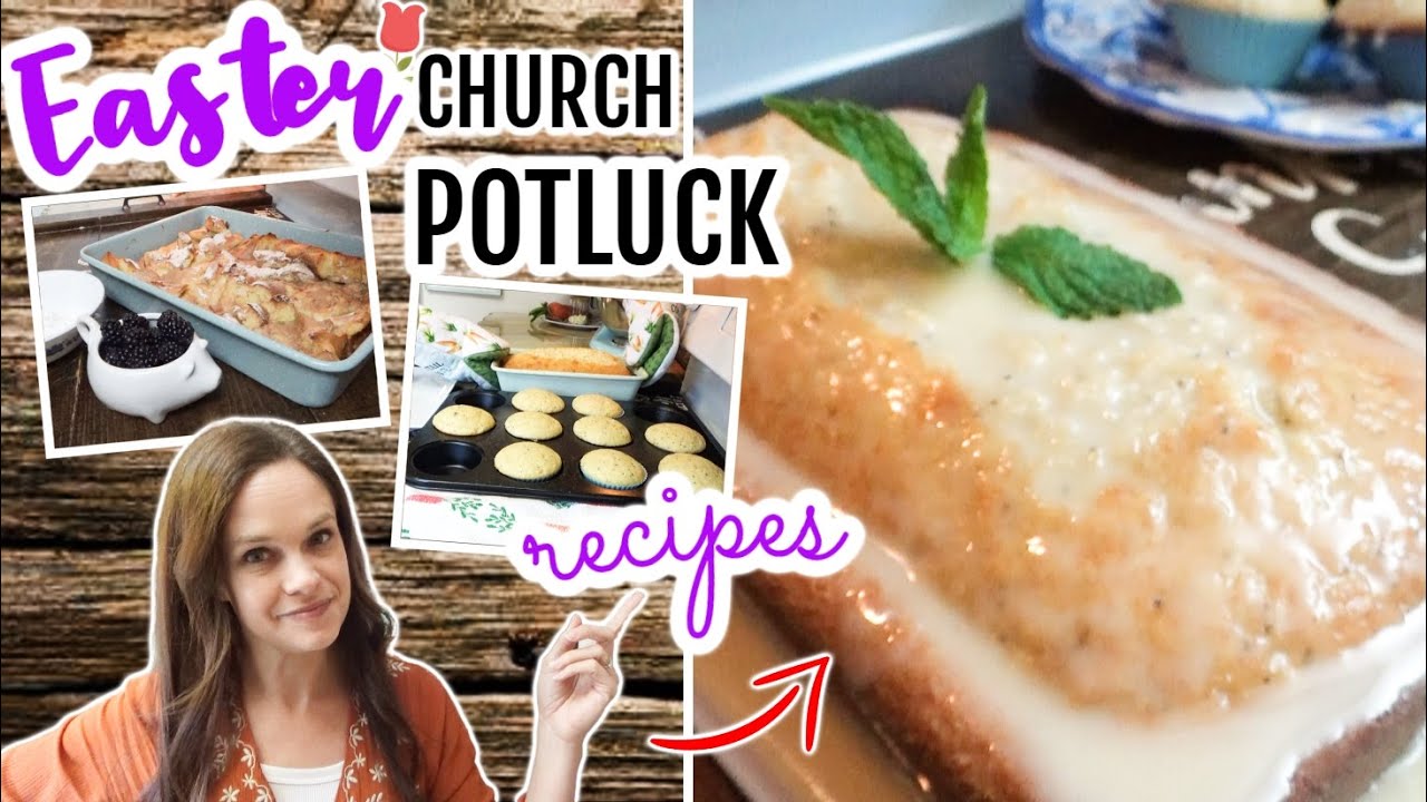 Church Potluck Recipes for EASTER! | Vanilla Poppyseed Bread w/ Orange ...
