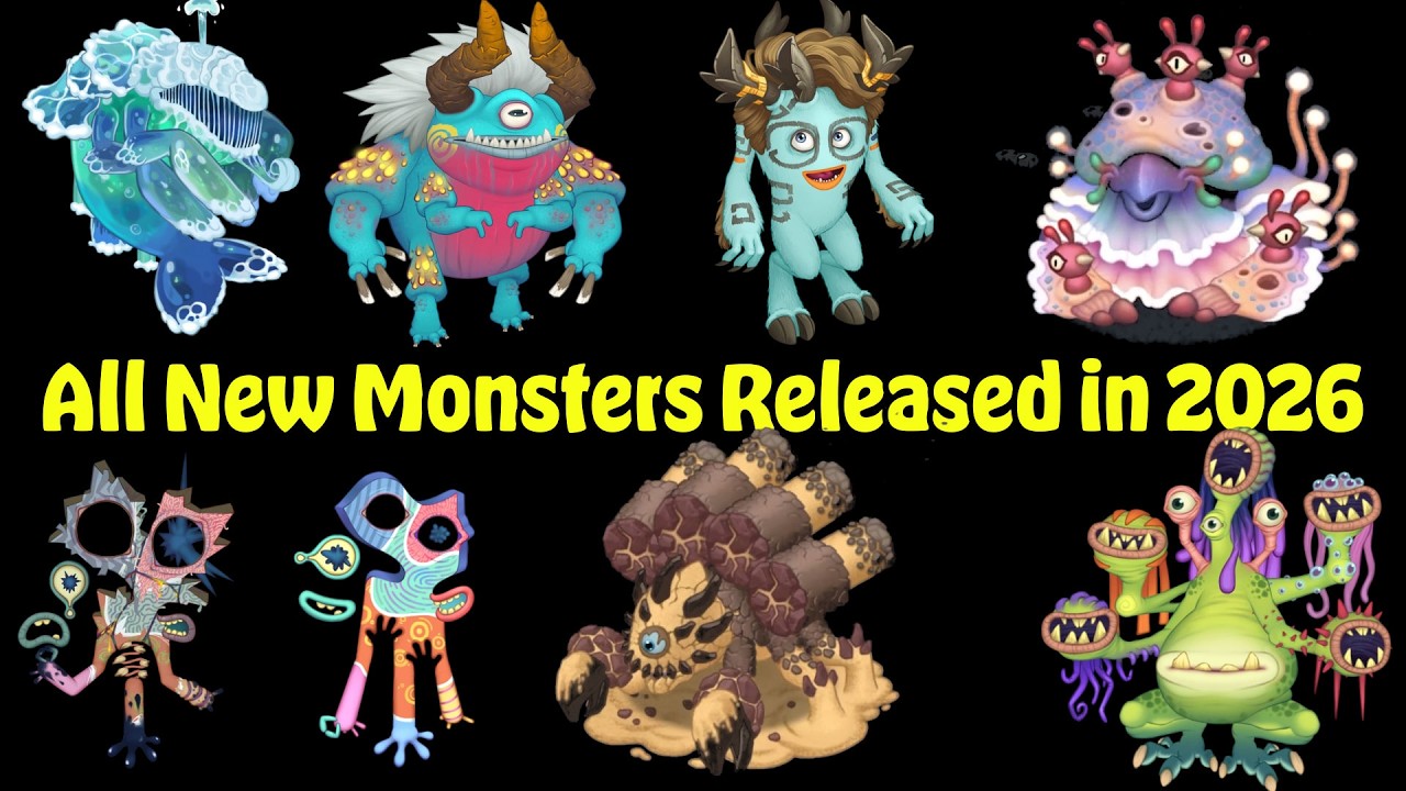 All New Monsters Released in 2026 (My Singing Monsters) - YouTube
