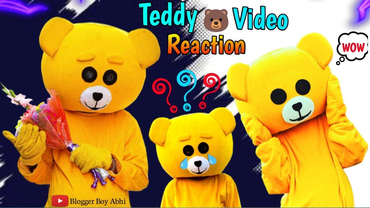 Crazy Teddy Reaction Video In Cute Girl 😍😂 || Teddy Prank😂 || Amazing Public Reaction👀🔥#teddy # ...