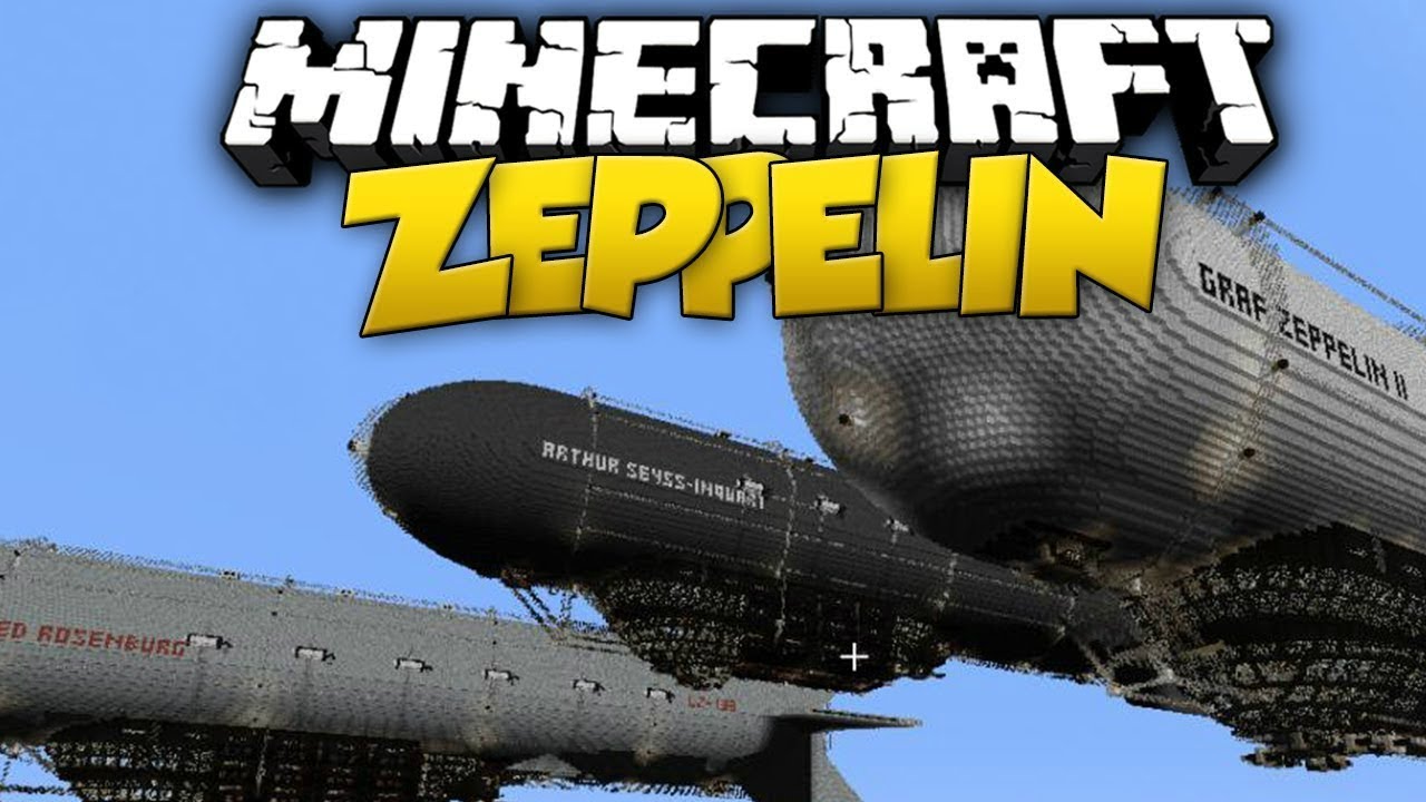 Recipes for the Zeppelin Mod - Minecraft - YouTube