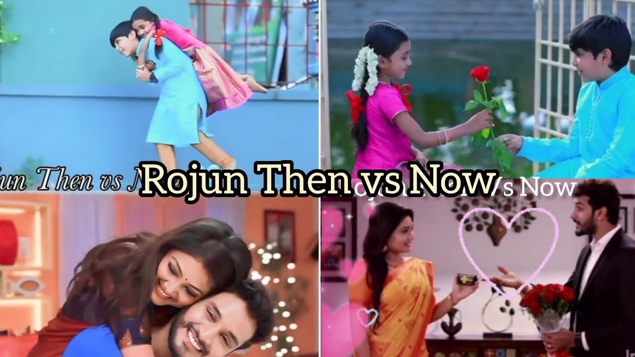 Roja serial | Roja and Arjun | Then vs Now - YouTube