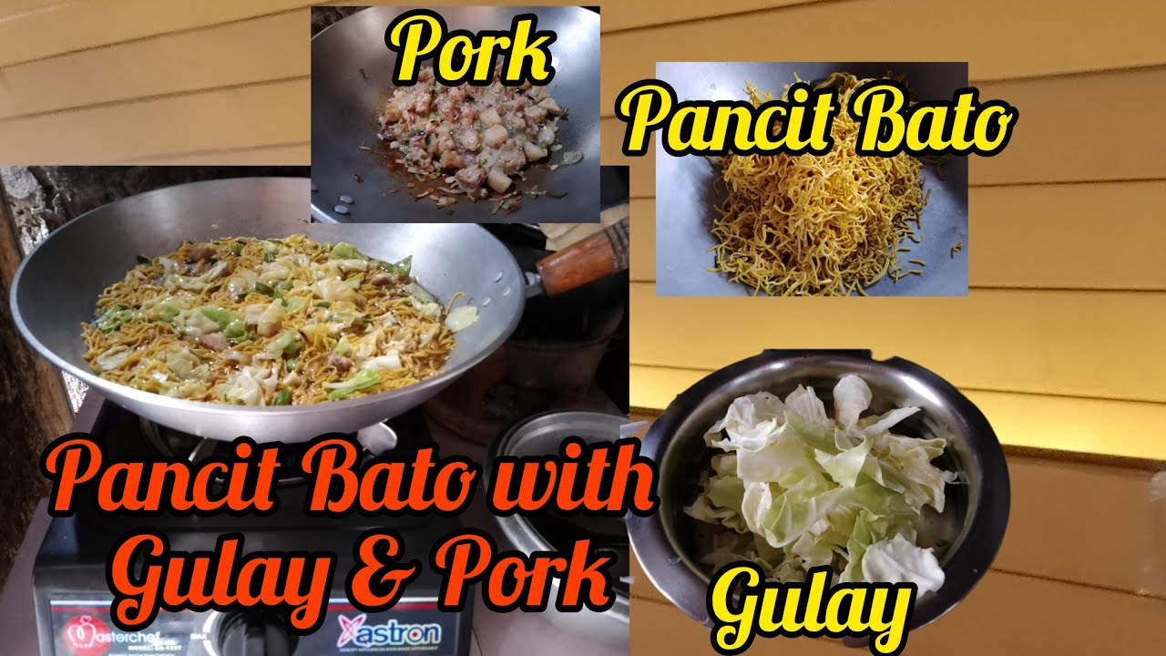 Pancit Bato with Veggies and Pork / Country Side - YouTube