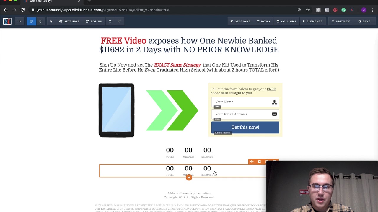 Clickfunnels Countdown Timer - YouTube