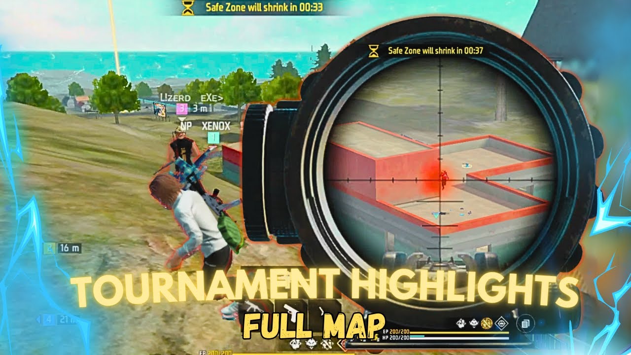 FREE FIRE FULL MAP TOURNAMENT HIGHLIGHTS 🏆🥵 - YouTube