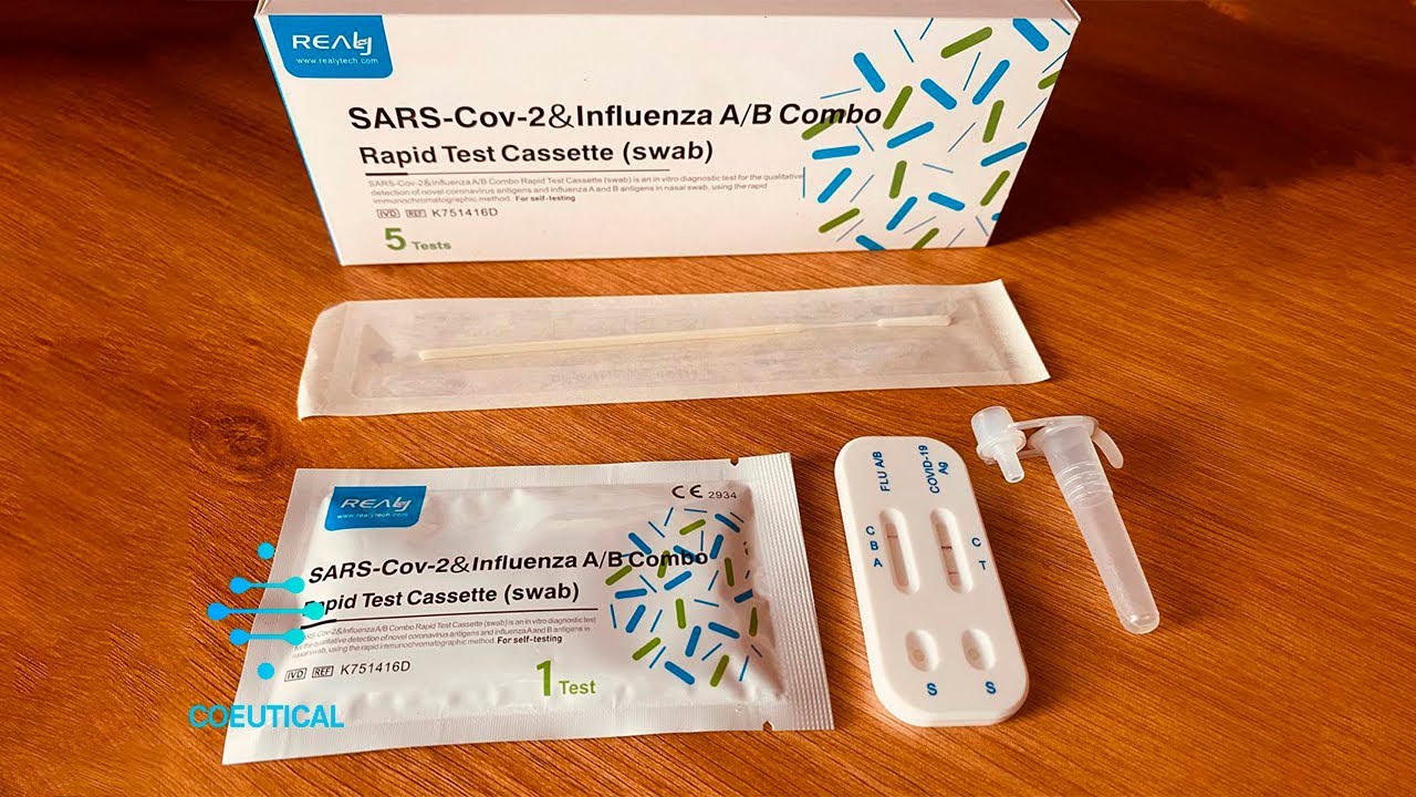 PRUEBAS RAPIDAS DUO REALY TECH / SARS-Cov2-2 & INFLUENZA A/B COMBO ...