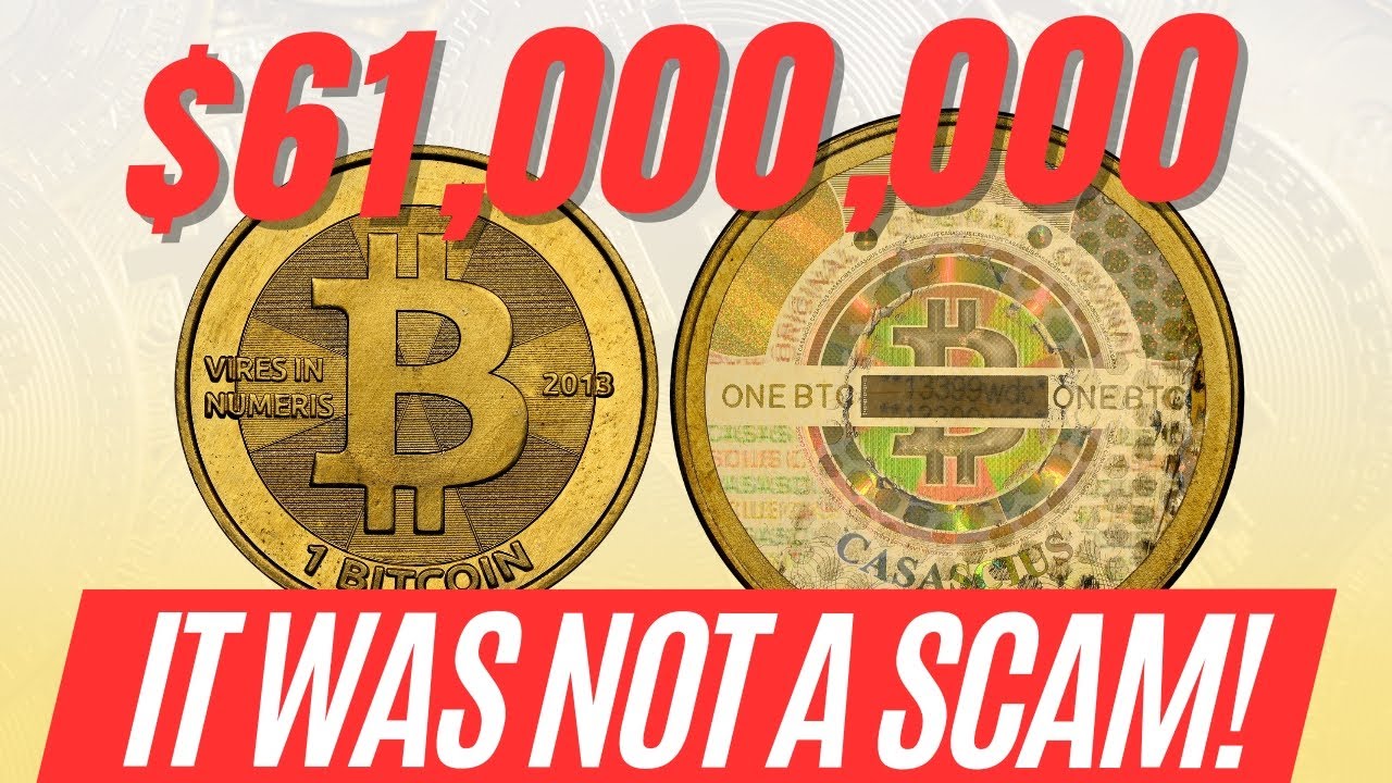 Real Bitcoin Kept in a Drawer Worth a Fortune! Physical Crypto Currency ...