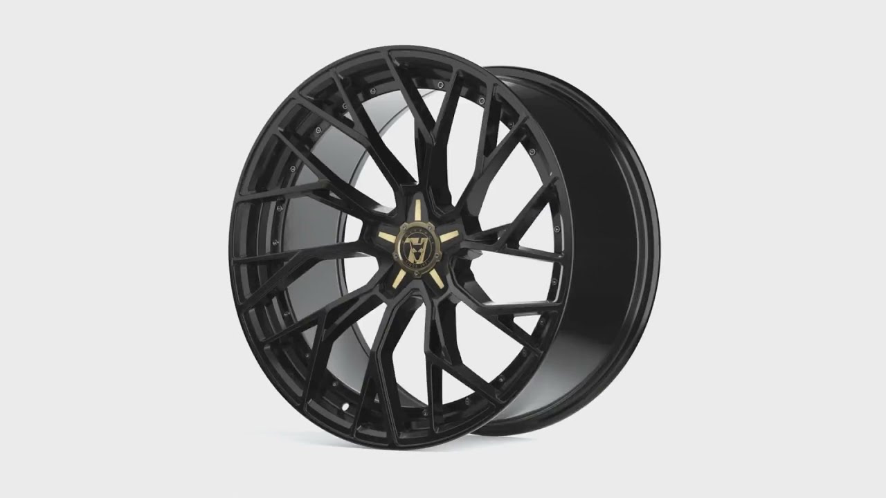 Wolfrace 71 Luxury Voodoo Gloss Raven Black Alloy Wheel - YouTube
