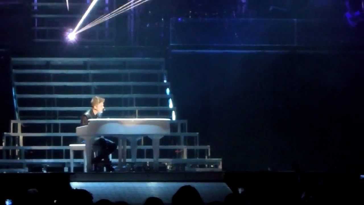 Justin Bieber Believe & saying bye before encore LIVE in Minneapolis 10 ...