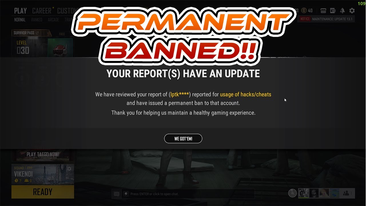 CHEATER ON RANKED TPP PUBG STEAM | PERMANENT BAN!! - YouTube