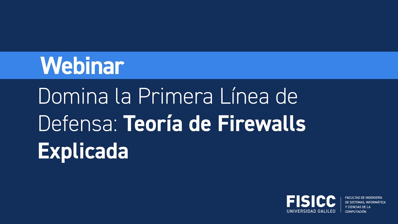 Domina la primera línea de defensa: Teoría de firewalls explicada - YouTube