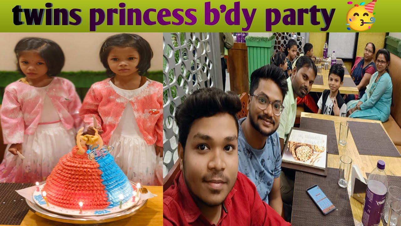 my twins princess b'dy party celebration 🥳🥳🎉 #video - YouTube