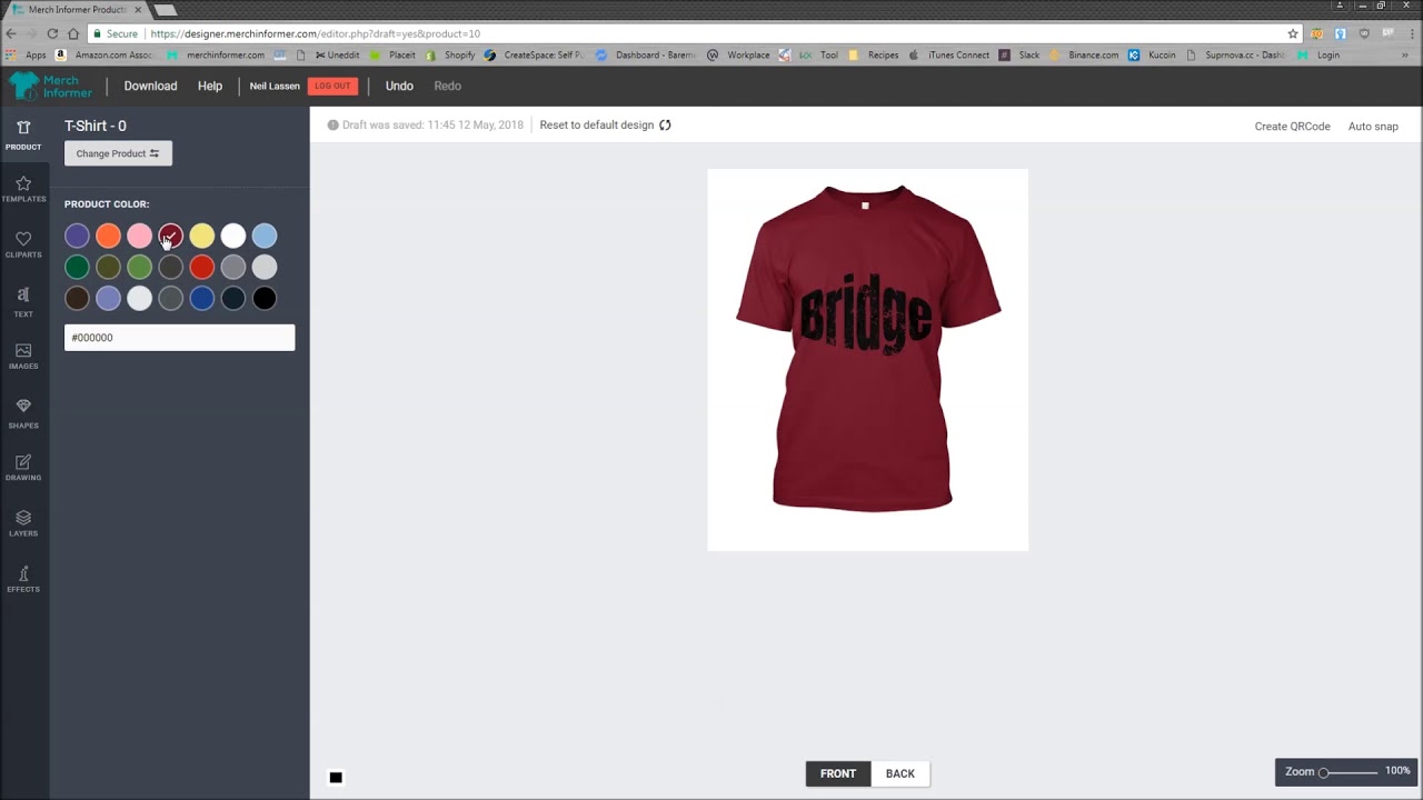 How To Mask Images In The Merch Informer Products Designer - YouTube