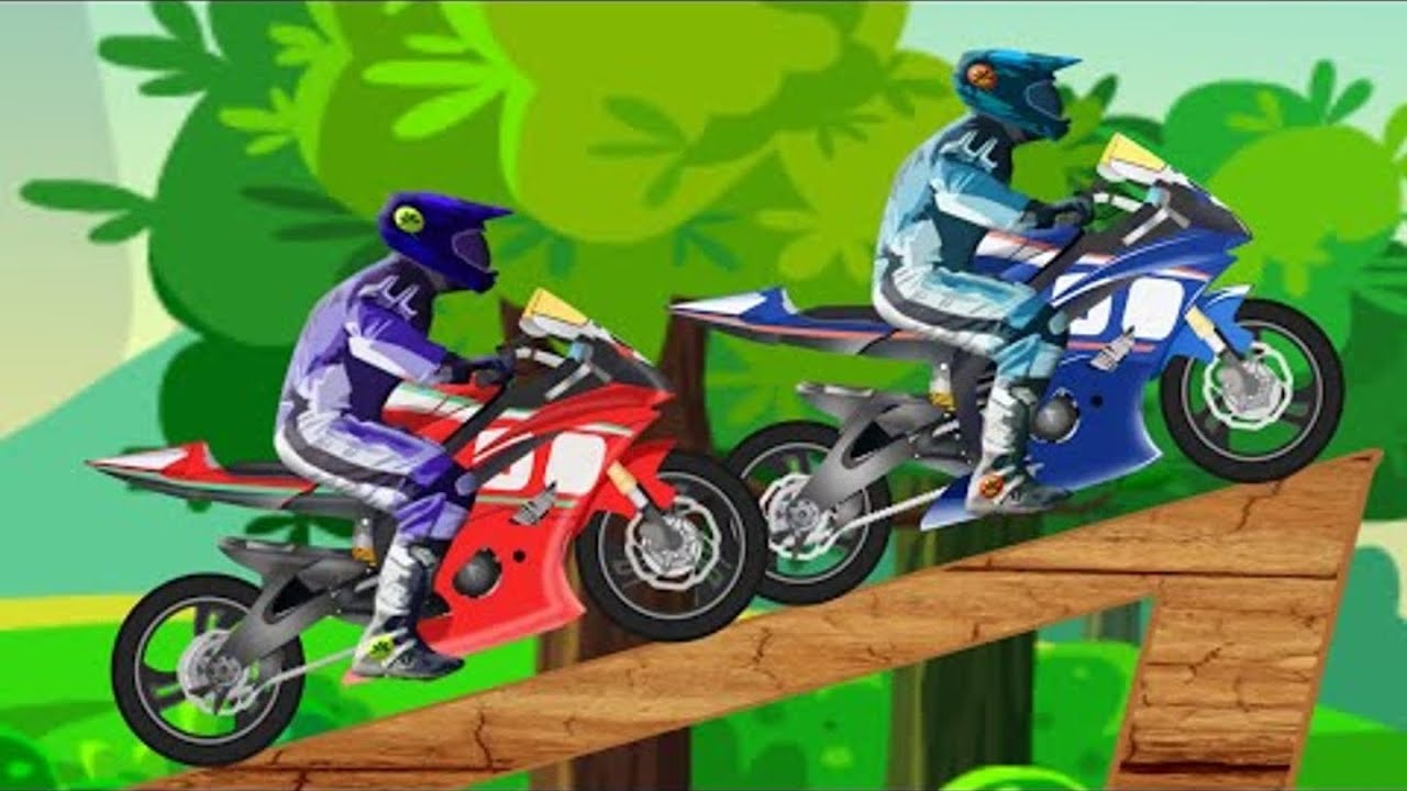 funny ride on sports bike|cartoon for kids #sportbike |motorcycle |fun ...