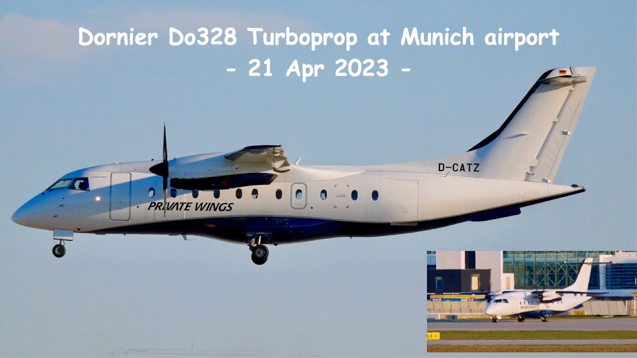 Dornier Do328 Turboprop at Munich airport - YouTube