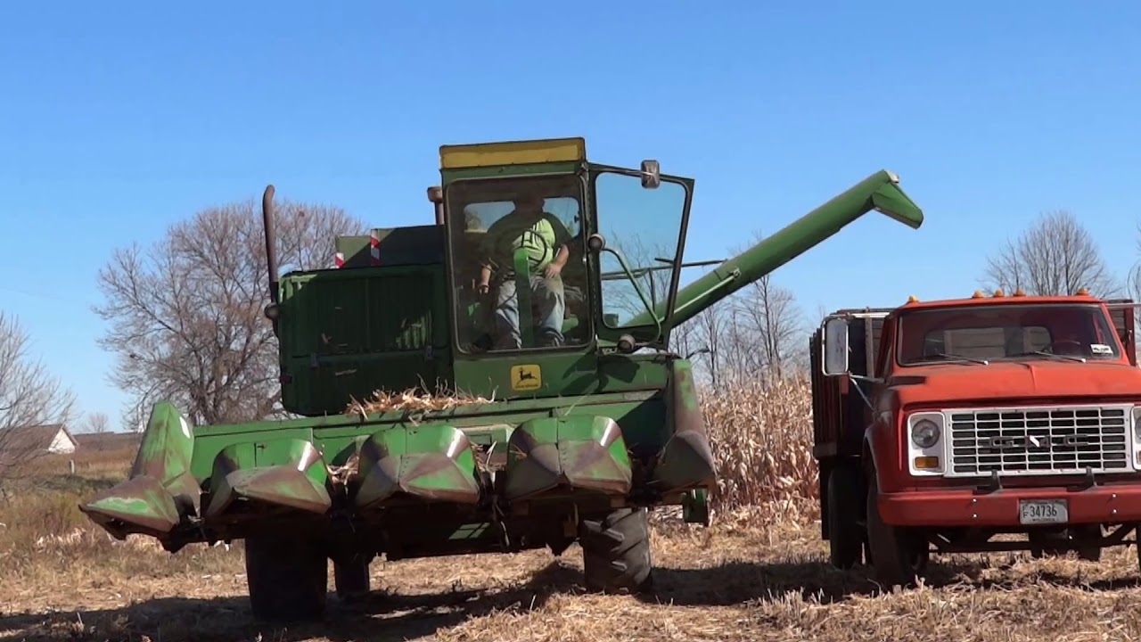 Combining Corn - YouTube