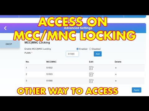 ZLTS10G ACCESS MNC MCC LOCKING other way - YouTube